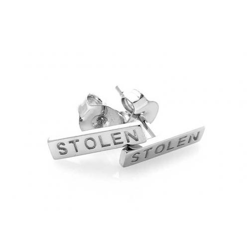 Stolen bar earrings store